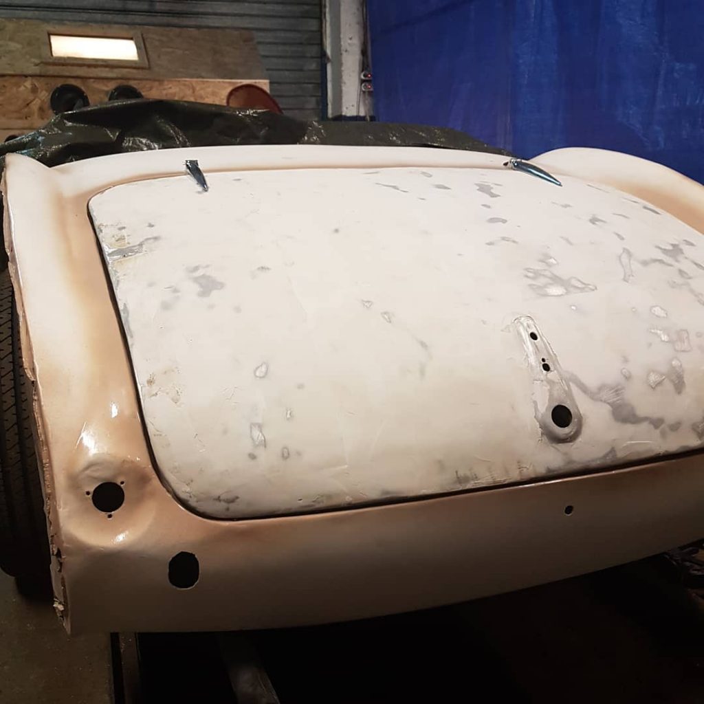 Boot lid gaps are finally looking better | Austin Healey Channel
